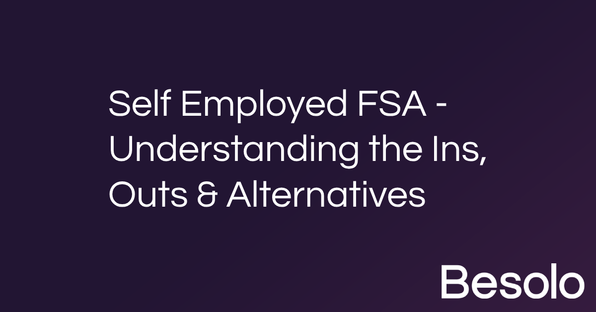 Self Employed FSA - Understanding the Ins, Outs & Alternatives